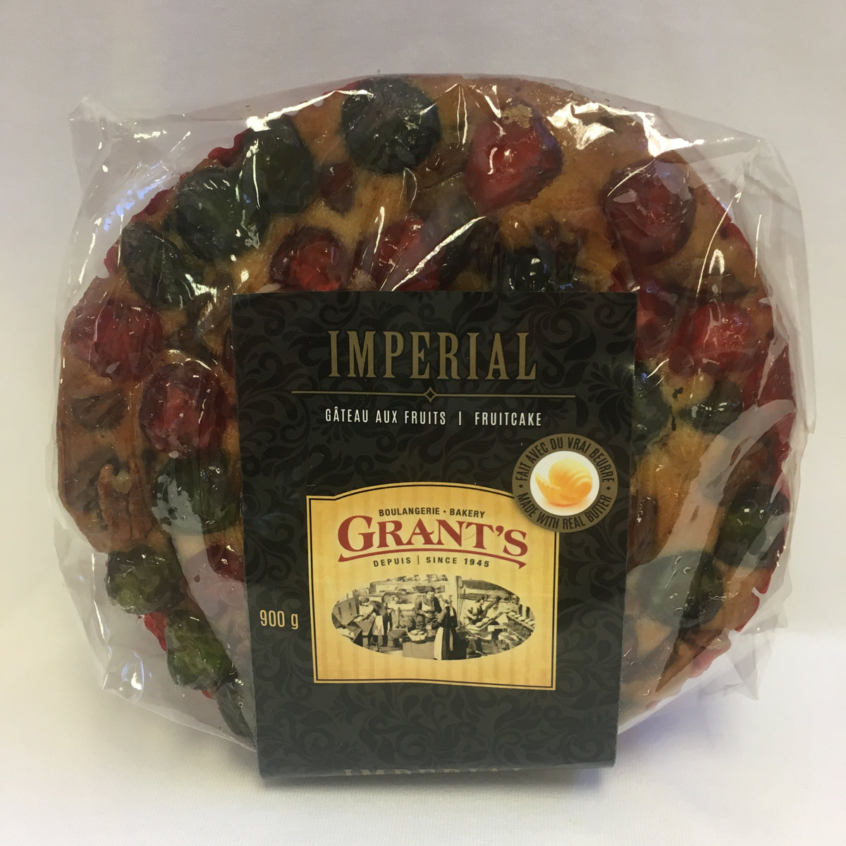 Imperial fruitcake, ring, 900g – Grant’s Bakery